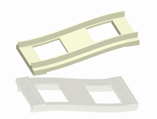 Track 1 Brick Tall - BC008 – BrickCoaster